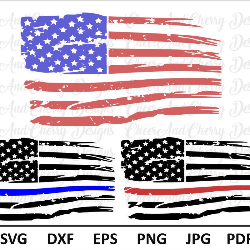 Distressed Flag Svg - Etsy