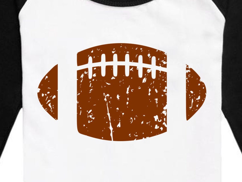 Distressed Football Svg Files for Cricut Grunge Football Cut | Etsy