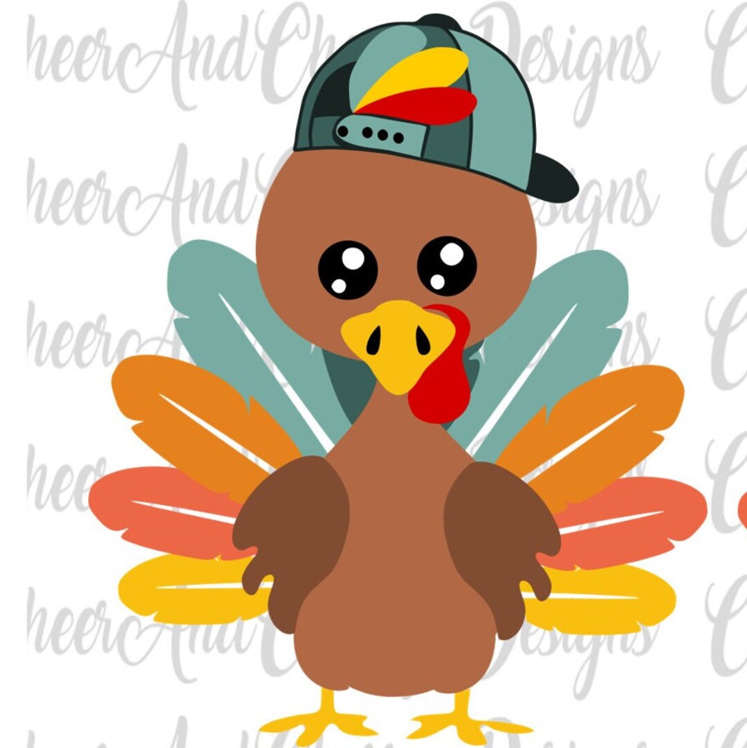 Cute Turkey SVG PNG Thanksgiving Svg for Boys Shirt Toddler Boy Turkey ...