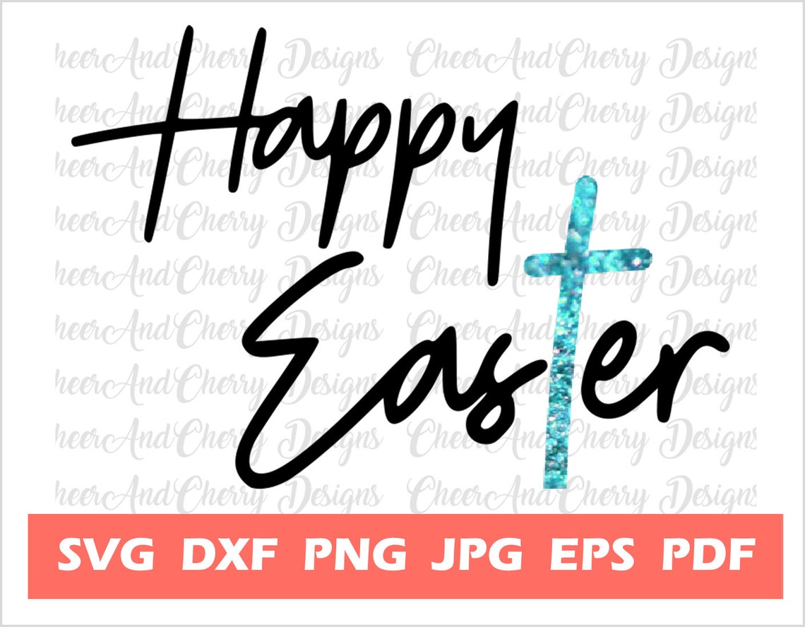 Happy Easter Svg Files for Cricut Silhouette Cameo Happy - Etsy