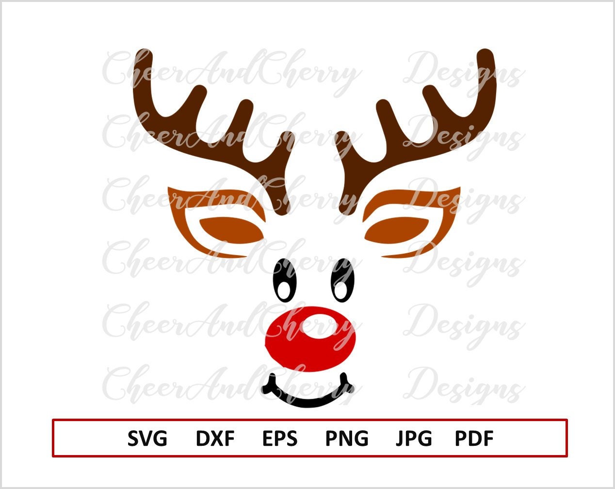 Reno Svg para Cricut Navidad SVG archivo para silhouette | Etsy