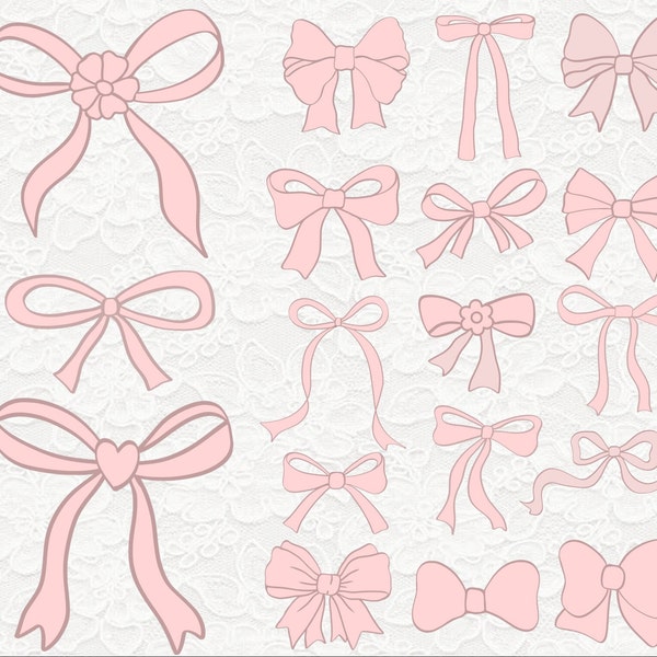 Coquette Aesthetic Bow Frame - Etsy