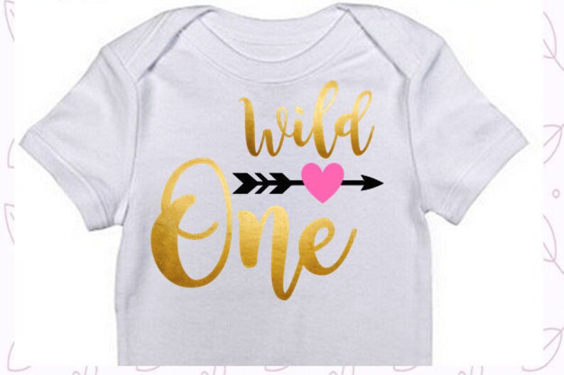 First Birthday Svg wild One svg Baby svg Cut File Birthday svg | Etsy