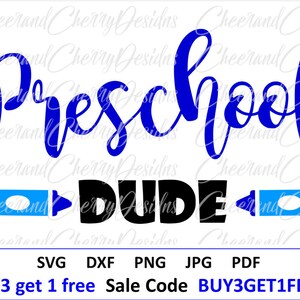 Preschool SVG DXF PNG Back to School Svg Kindergarten Svg Preschool ...