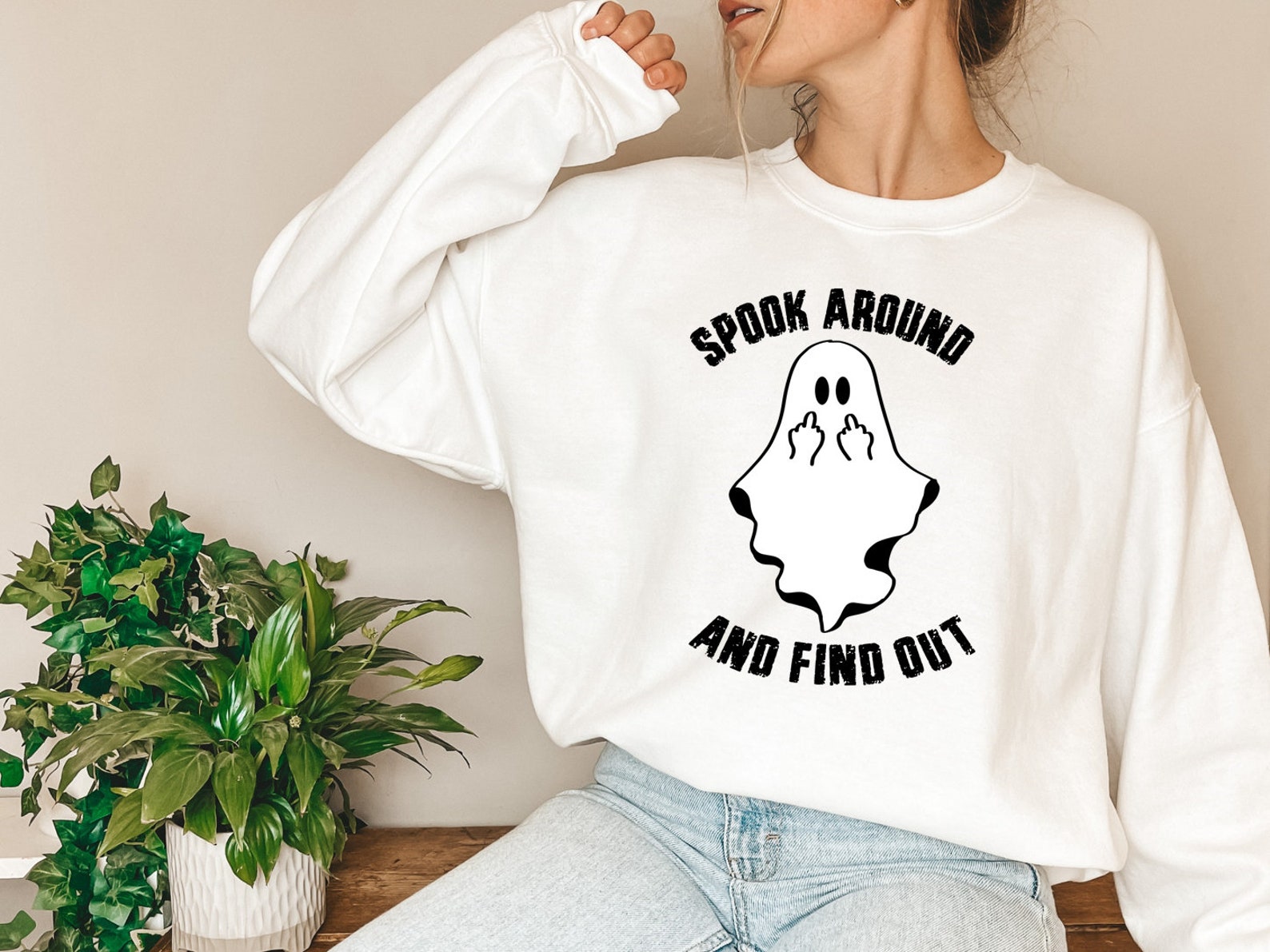 Spook Around and Find Out SVG PNG, Spooky Season Svg Halloween Ghost ...