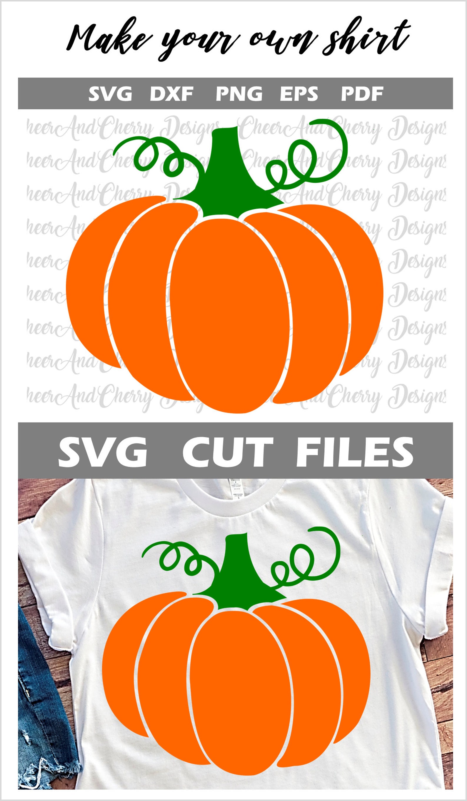 Pumpkin SVG Files for Cricut Silhouette Iron On Pumpkin Cut | Etsy