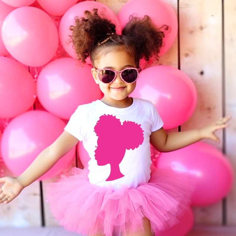 Afro Girl SVG Bundle: Black Woman Silhouette, Cricut & Silhouette ...
