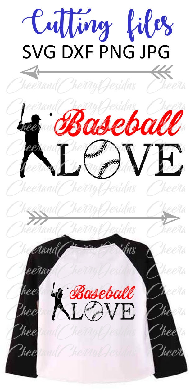 Baseball Love SVG Baseball Svg Files for Silhouette Svg Files - Etsy