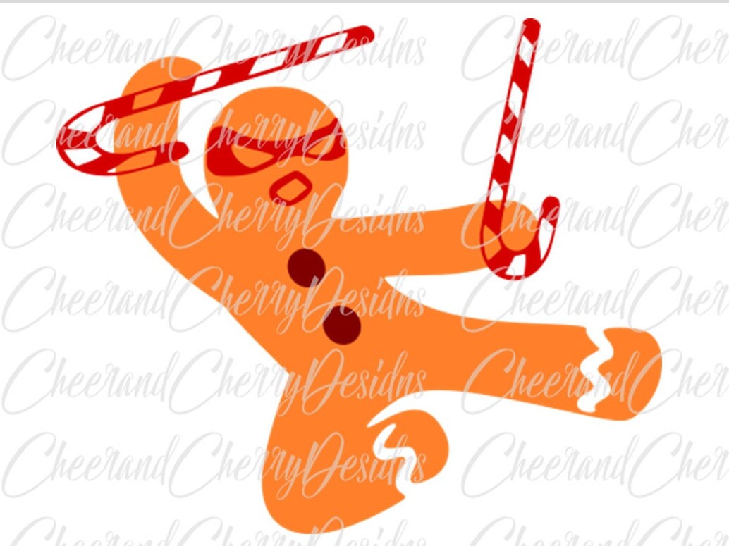 Ninja Gingerbread SVG PNG Ninjabread Svg Funny Christmas Svg - Etsy