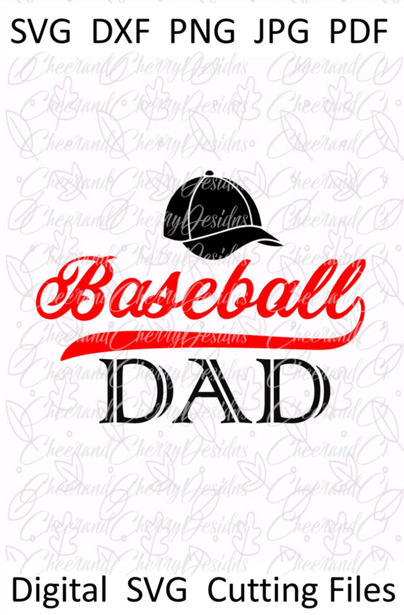 Baseball Dad SVG Baseball Svg Files for Silhouette Svg Files for Cricut ...