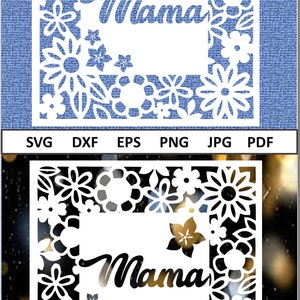Mama SVG Dxf Png Pdf Files Sihloutte Cameo Cricut, DIY Mothers Day Svg ...