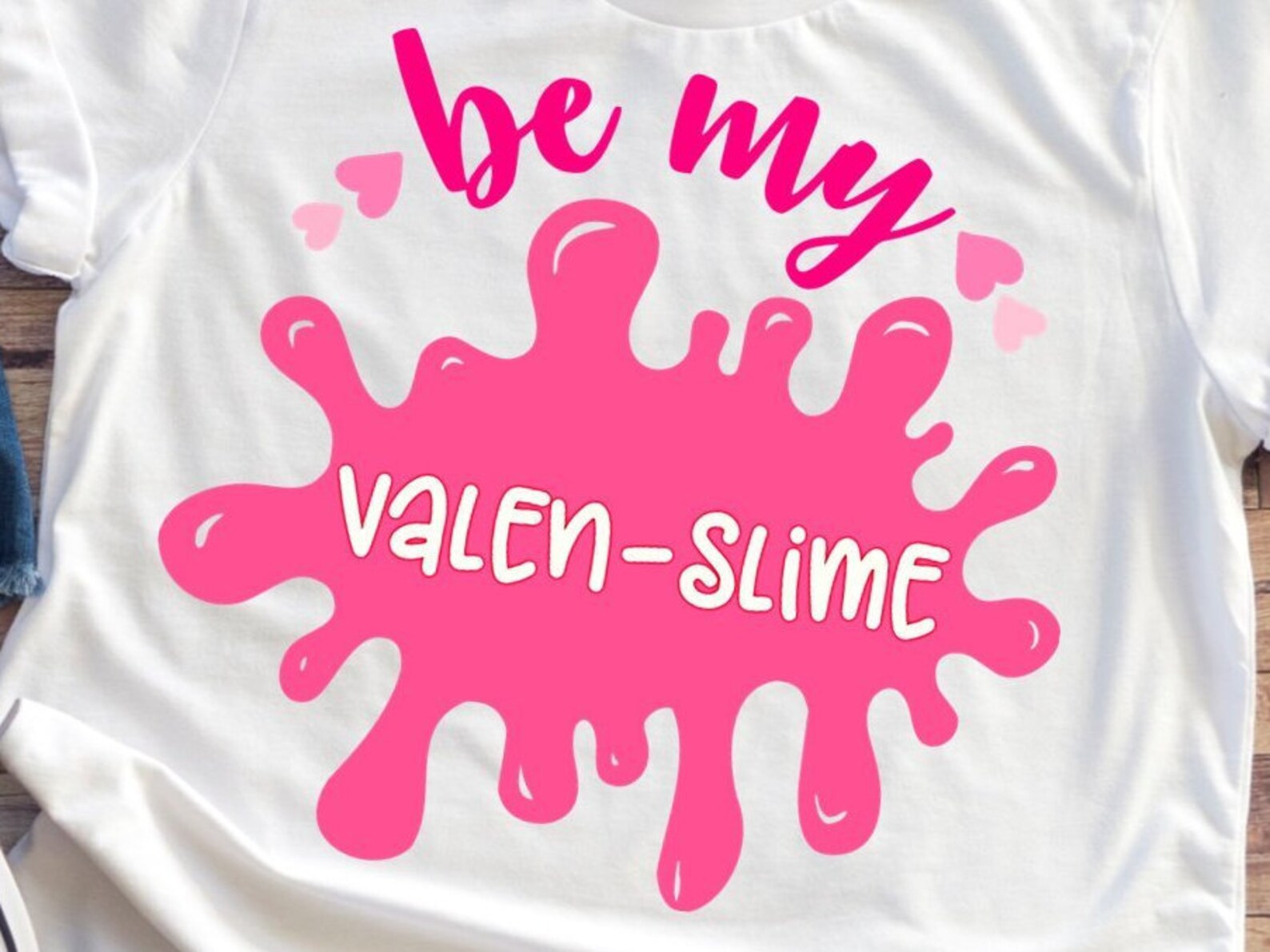 Girl Valentine Svg, Be My Valen Slime Svg, Valenslime Svg, Valentine's ...