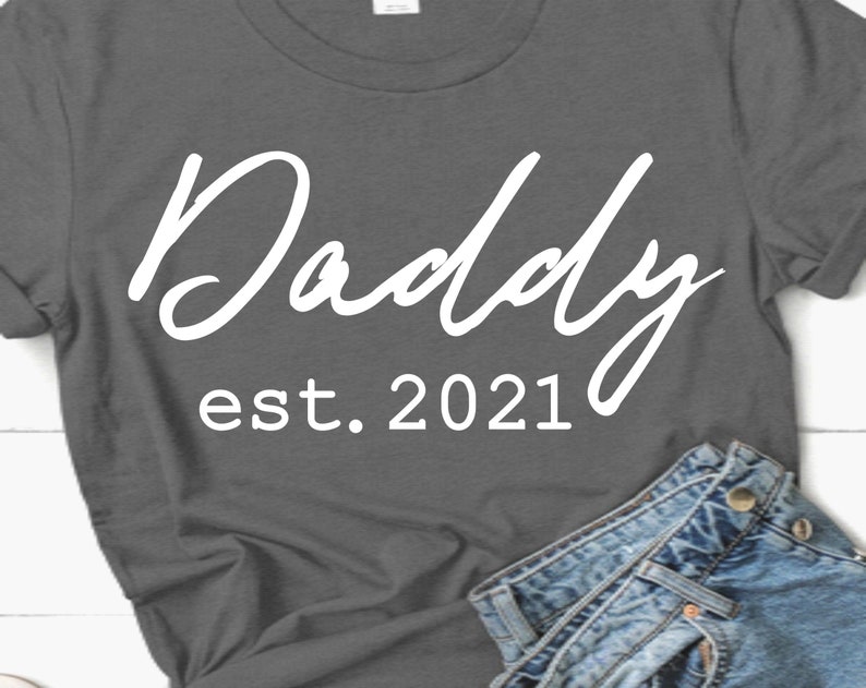 Daddy Est 2021 Svg Mommy Est 2021 Svg New Dad Mom Svg - Etsy