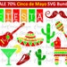 Cinco De Mayo SVG Bundle , Mexican Fiesta Clip Art, Pinata Sombrero ...