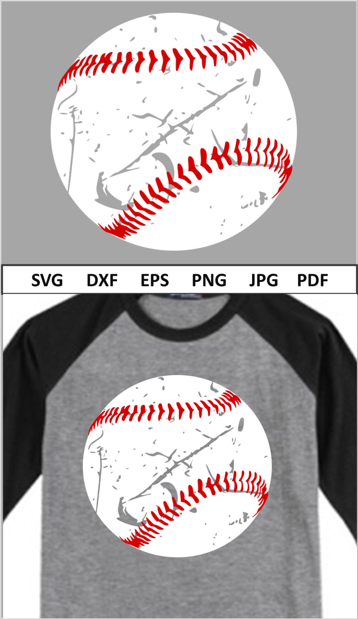 Distressed Baseball Svg for Cricut Grunge Baseball Cut Files - Etsy