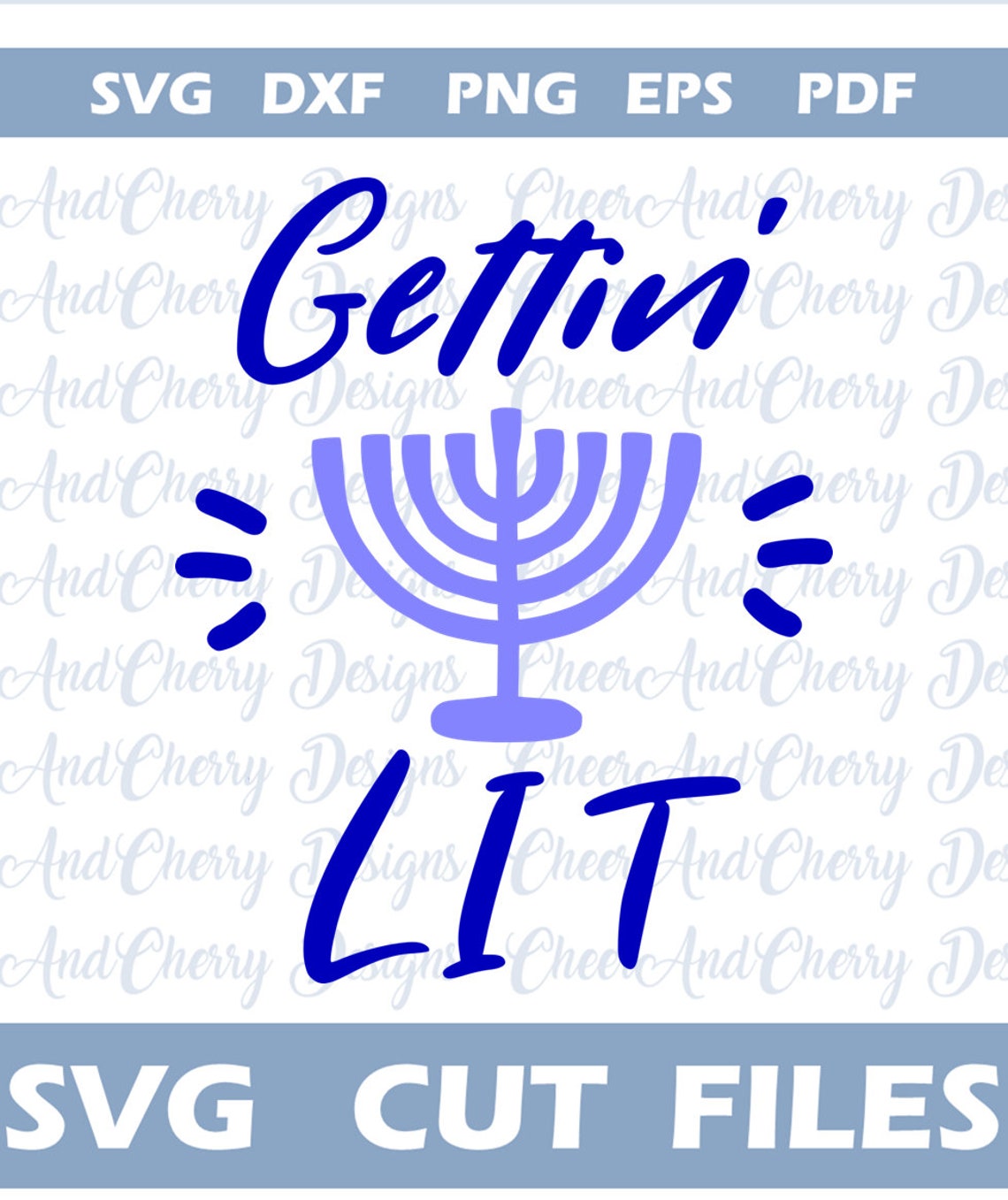 Get Lit Svg Hanukkah Svg for Cricut Silhouette Iron On Funny | Etsy
