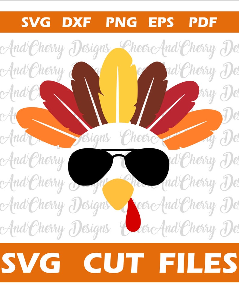 Pavo con gafas Svg Cara de pavo svg para Cricut Silhouette - Etsy México