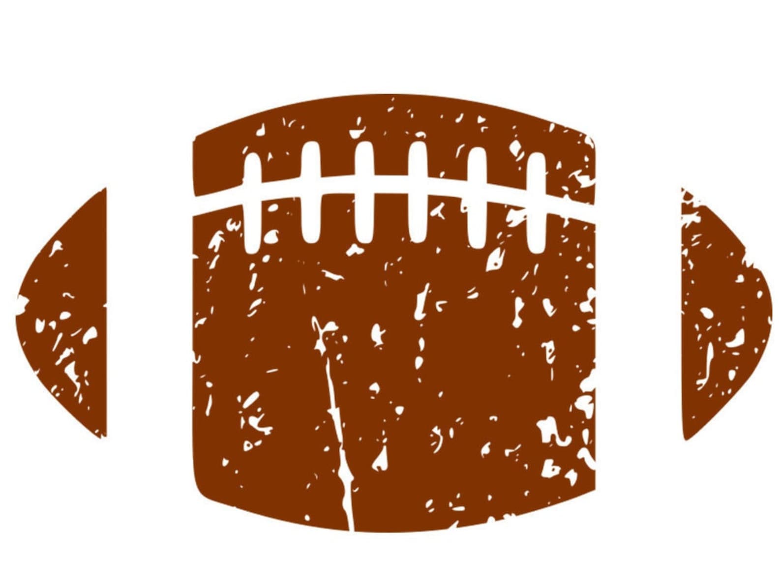 Distressed Football Svg Png Dxf Files for Cricut Silhouette | Etsy