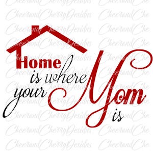Mothers Day Design SVG Mothers Day Sign Svg Home Sign Svg DIY Gift for ...