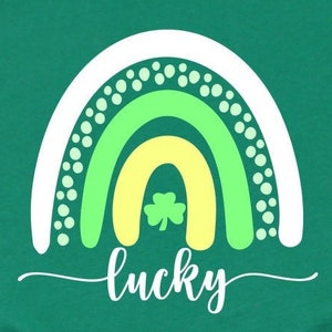 Lucky Rainbow Svg, St Patrick's Day Svg Files for Cricut Silhouette ...