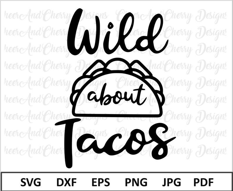 Tacos Svg File Taco Tuesday Svg for Cinco De Mayo Svg for - Etsy