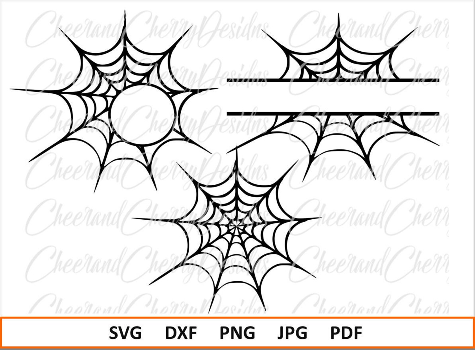Spider Web SVG Halloween Svg Spider Cut File Spider Web - Etsy