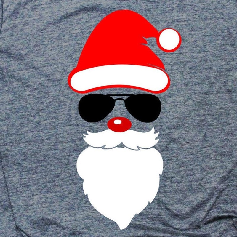 Santa Iron On - Etsy