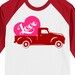 Red Truck Svg Valentine SVG File Silhouette Valentines Truck SVG for ...