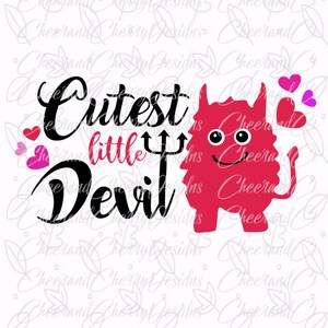 Valentine SVG for Girl First Valentines Day SVG for Baby Devil Svg ...