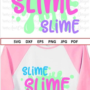 Slime Svg File Slime Party Svg for Kids Svg Cricut Slime Birthday Svg ...