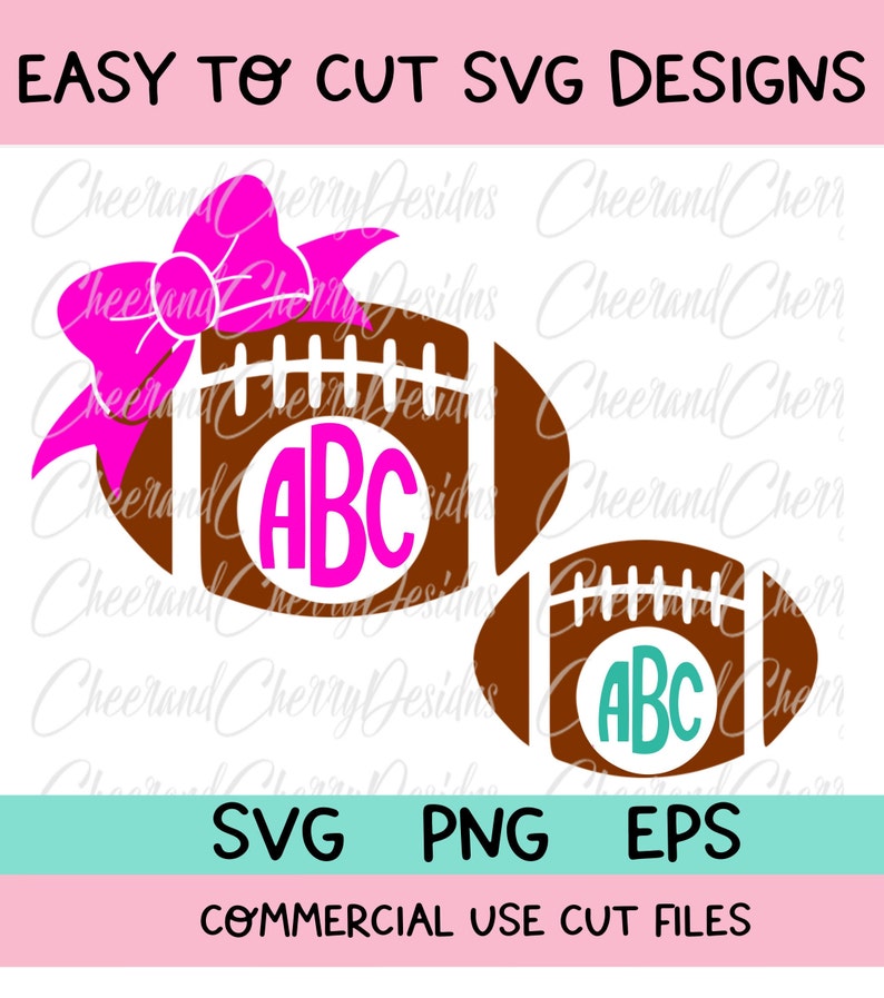 Football Lace SVG Football Bow Svg Football Svg File Football | Etsy