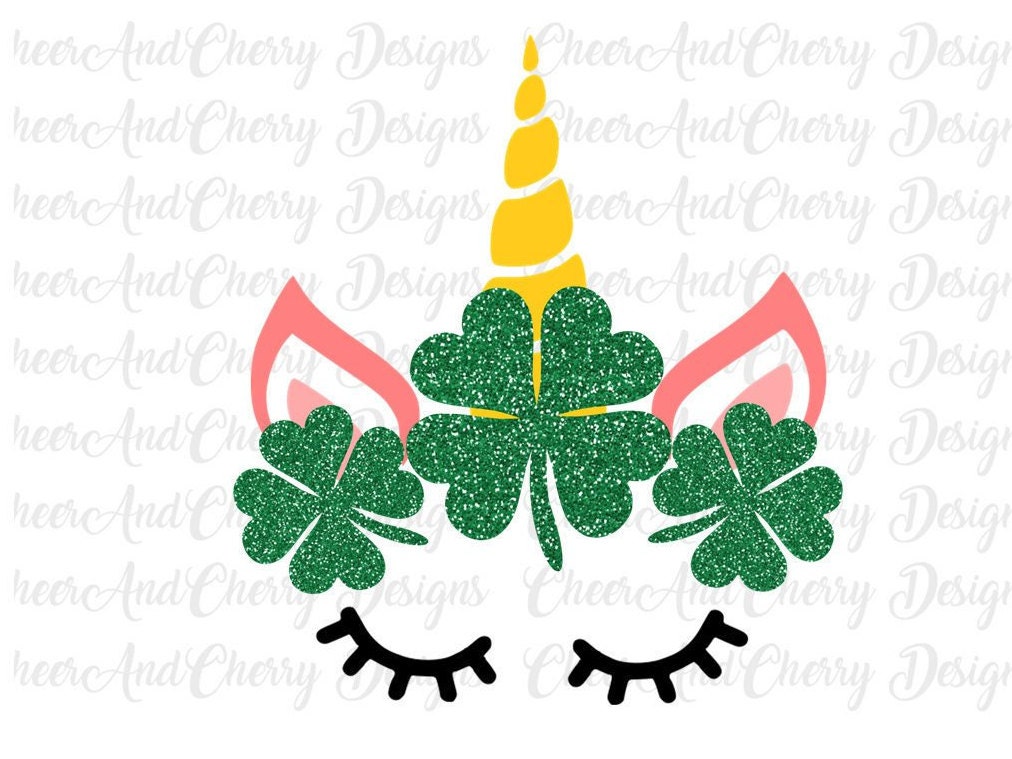 St Patricks Day Unicorn Svg St Patricks Svg for Girl Unicorn - Etsy