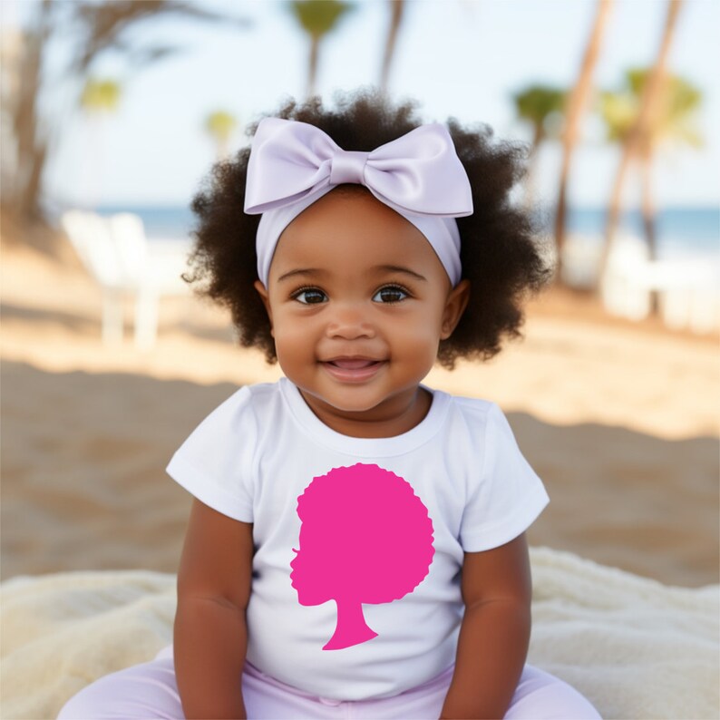 Afro Girl SVG Bundle: Black Woman Silhouette, Cricut & Silhouette ...