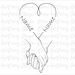 Custom Holding Hands SVG PNG Bundle 10 Designs Wedding Svg Files, Pinky ...
