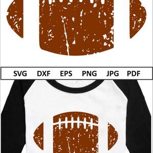 Distressed Football Svg Files for Cricut Silhouette Sport Svg for Boys ...