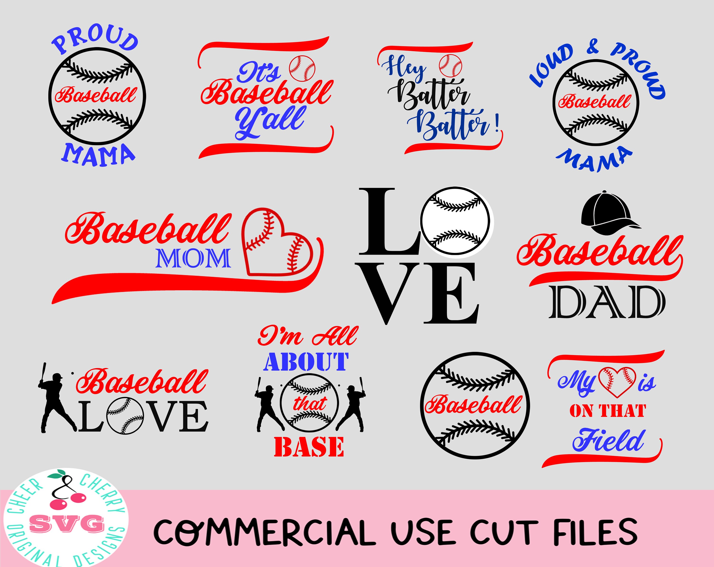 Baseball Svg Bundle Includes 35 Designs for Cricut Crafters - Etsy