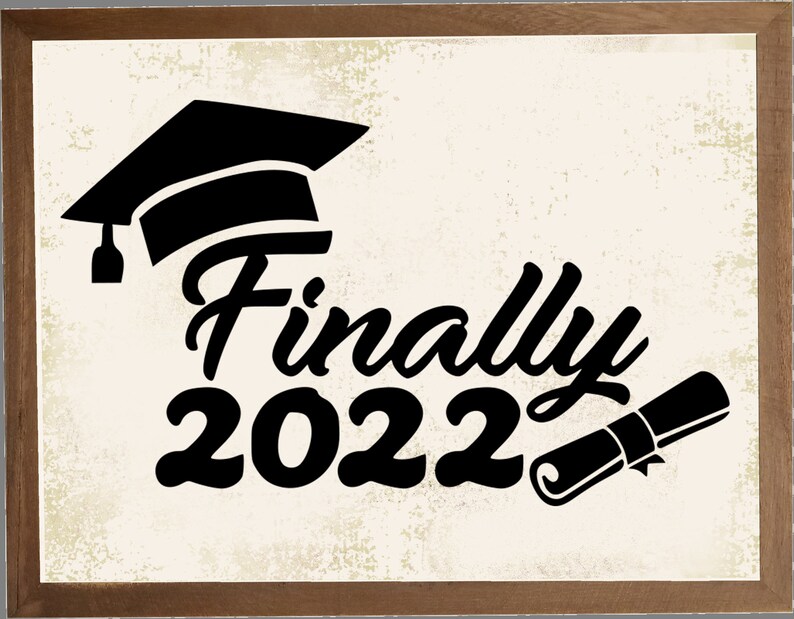 Diploma Svg Finally Graduated Svg Senior 2022 Svg Finally - Etsy