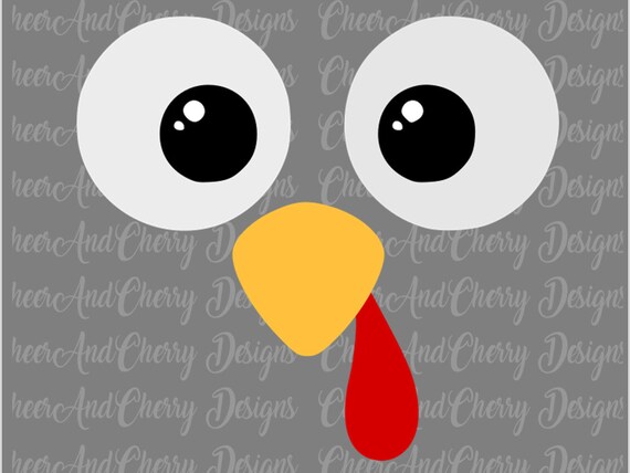 Cara de pavo SVG archivo SVG de Acción de Gracias para Cricut - Etsy México
