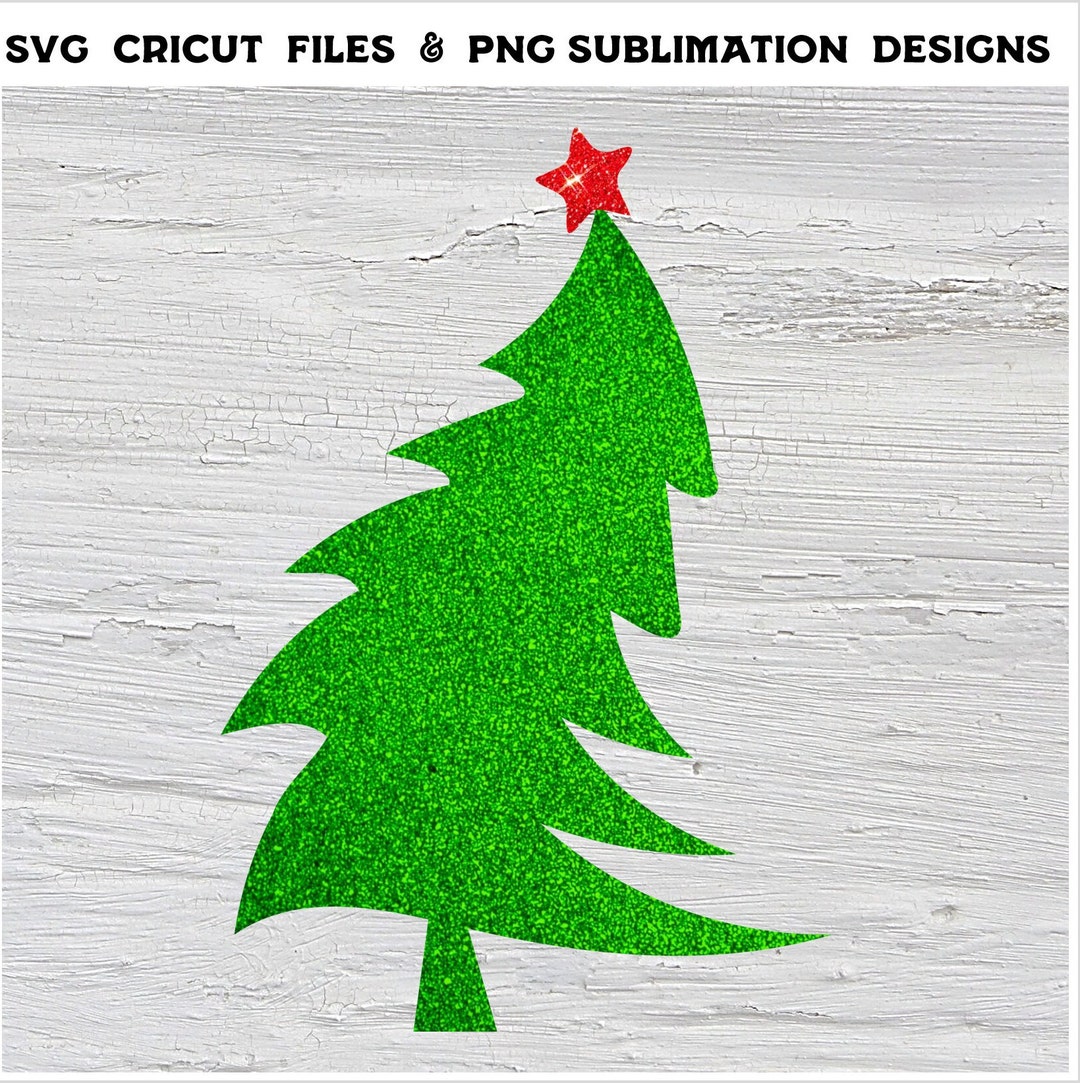 Glitter Christmas Tree PNG SVG Cute Christmas Svg Holidays Shirt DTF ...