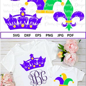 Mardi Gras Bundle Svg for Mardi Gras Svg Monogram Svg for Cricut ...