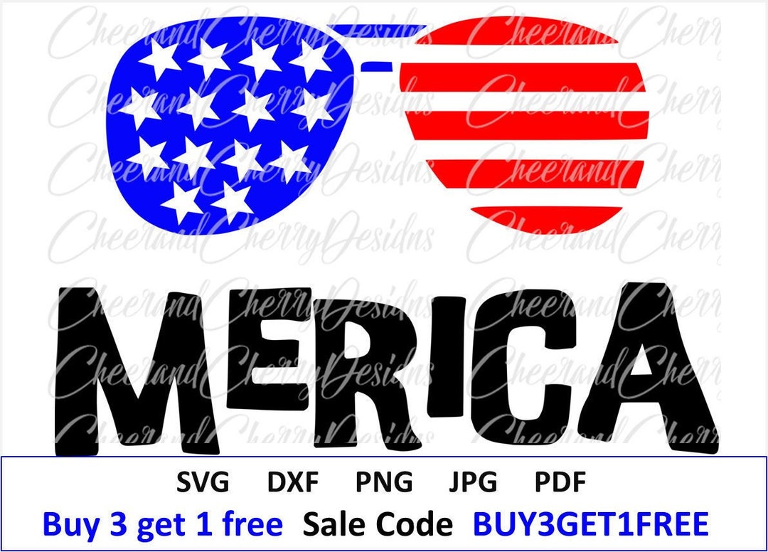 Merica Svg Dxf Png Memorial Day SVG Labor Day SVG 4th of July Svg for ...