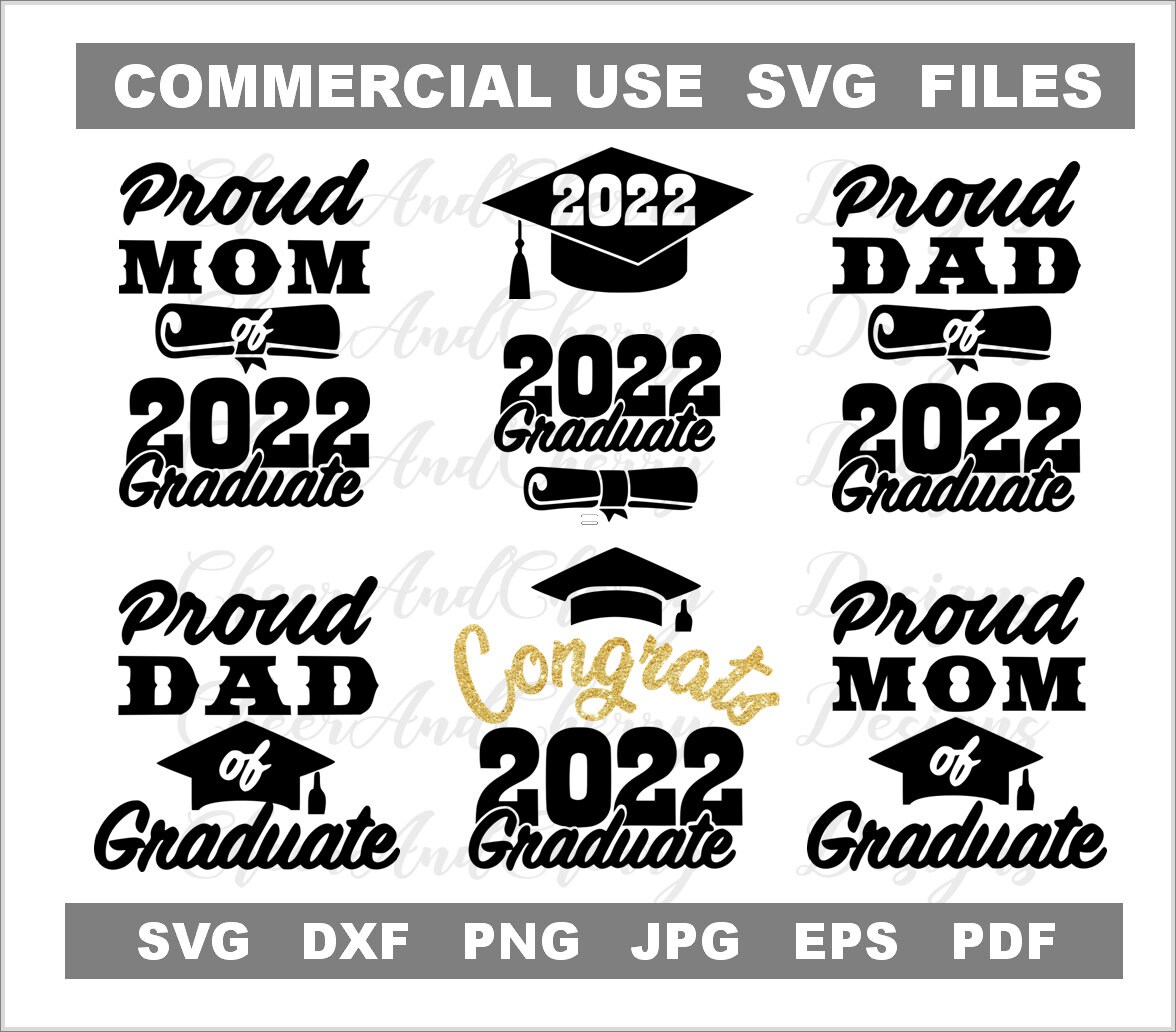 Graduation svg Bundle Class Of 2022 svg Senior 2022 svg | Etsy