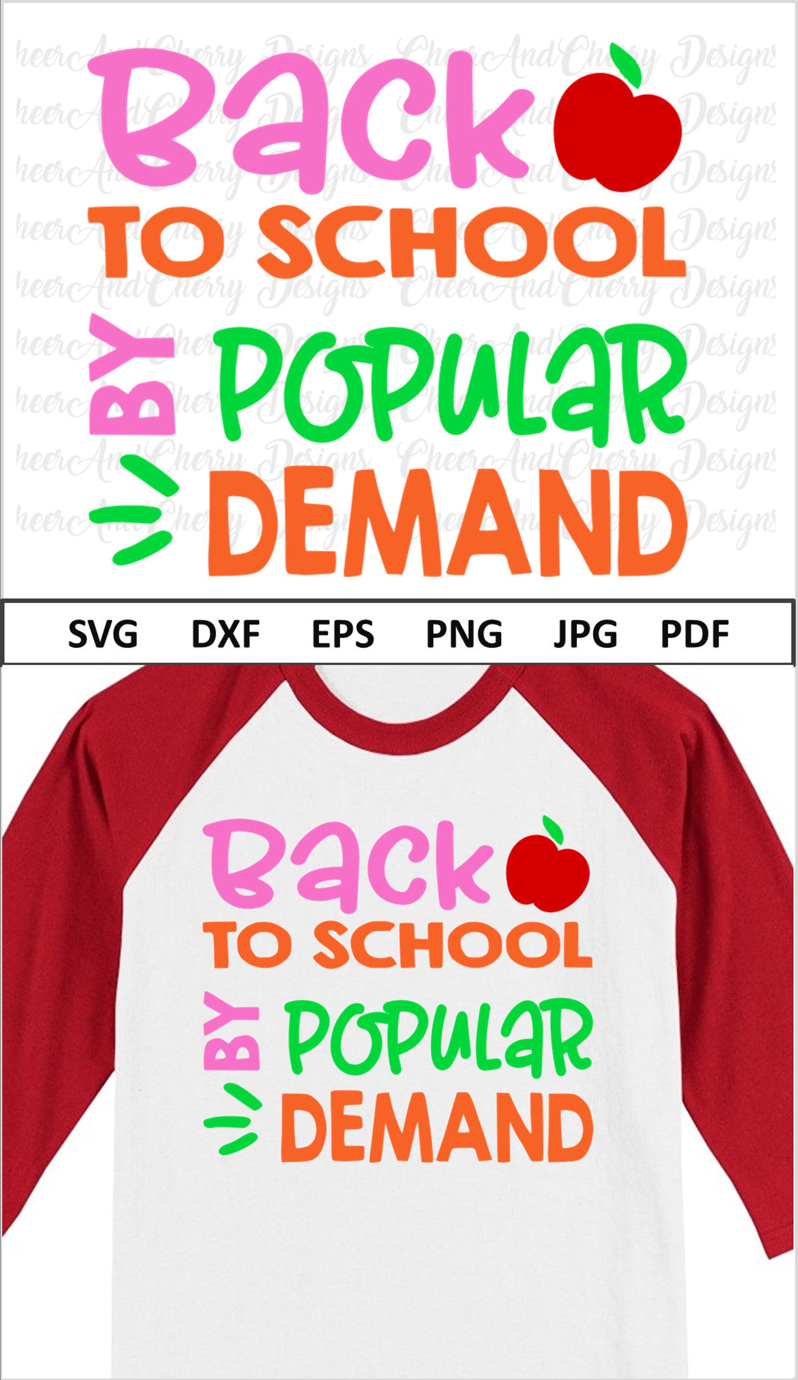 Back to School by Popular Demand Svg Girls First Day of - Etsy