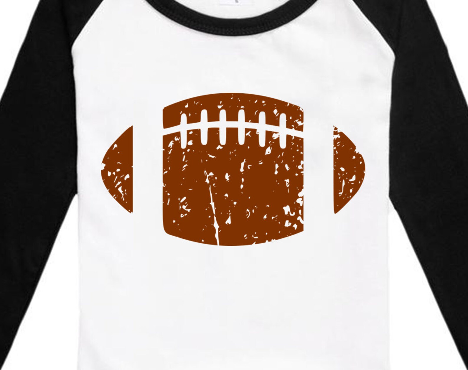 Distressed Football Svg Files for Cricut Silhouette Cameo Iron | Etsy