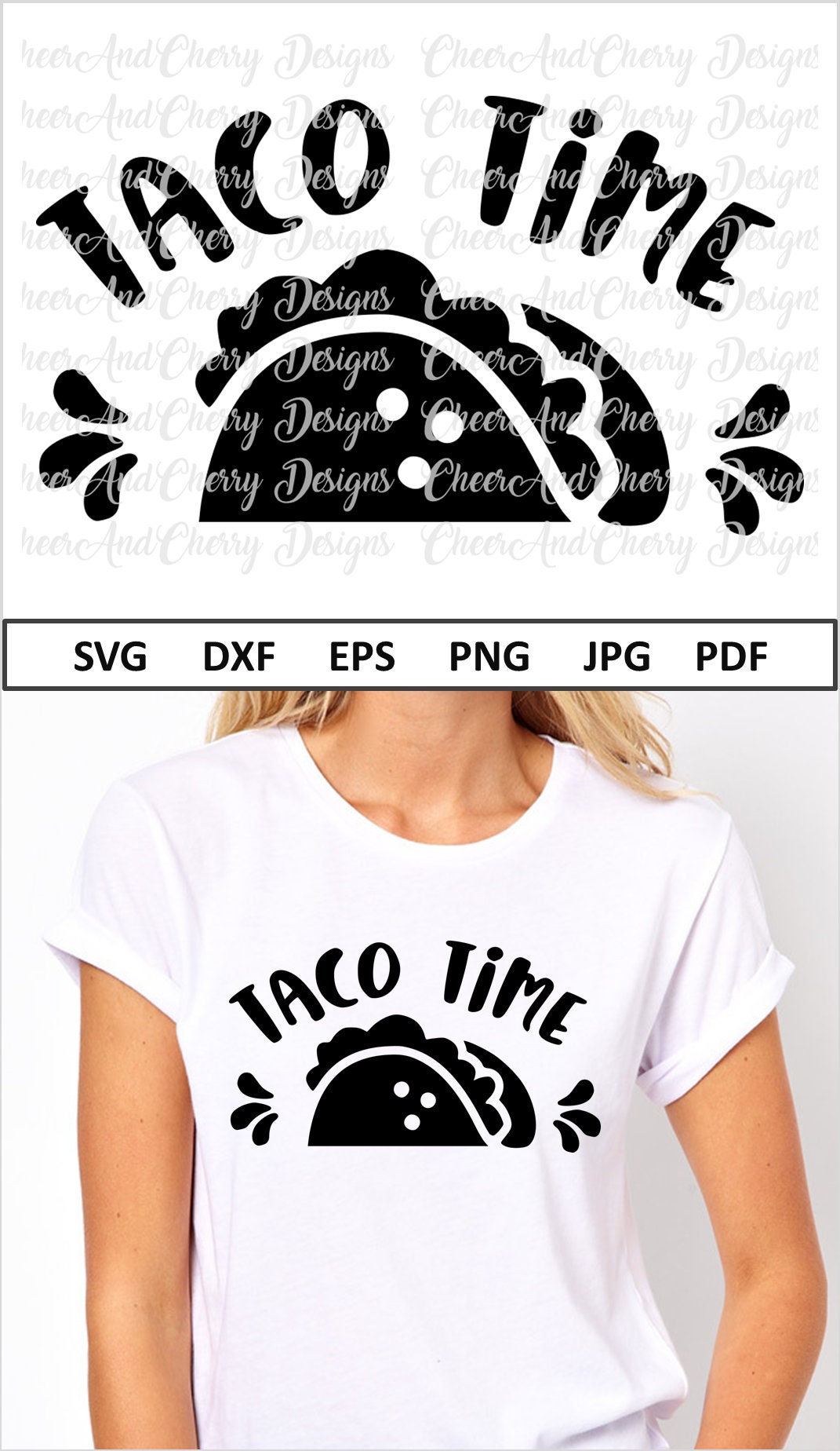 Tacos Svg Cinco de Mayo Svg for Fiesta svg files for Cricut | Etsy