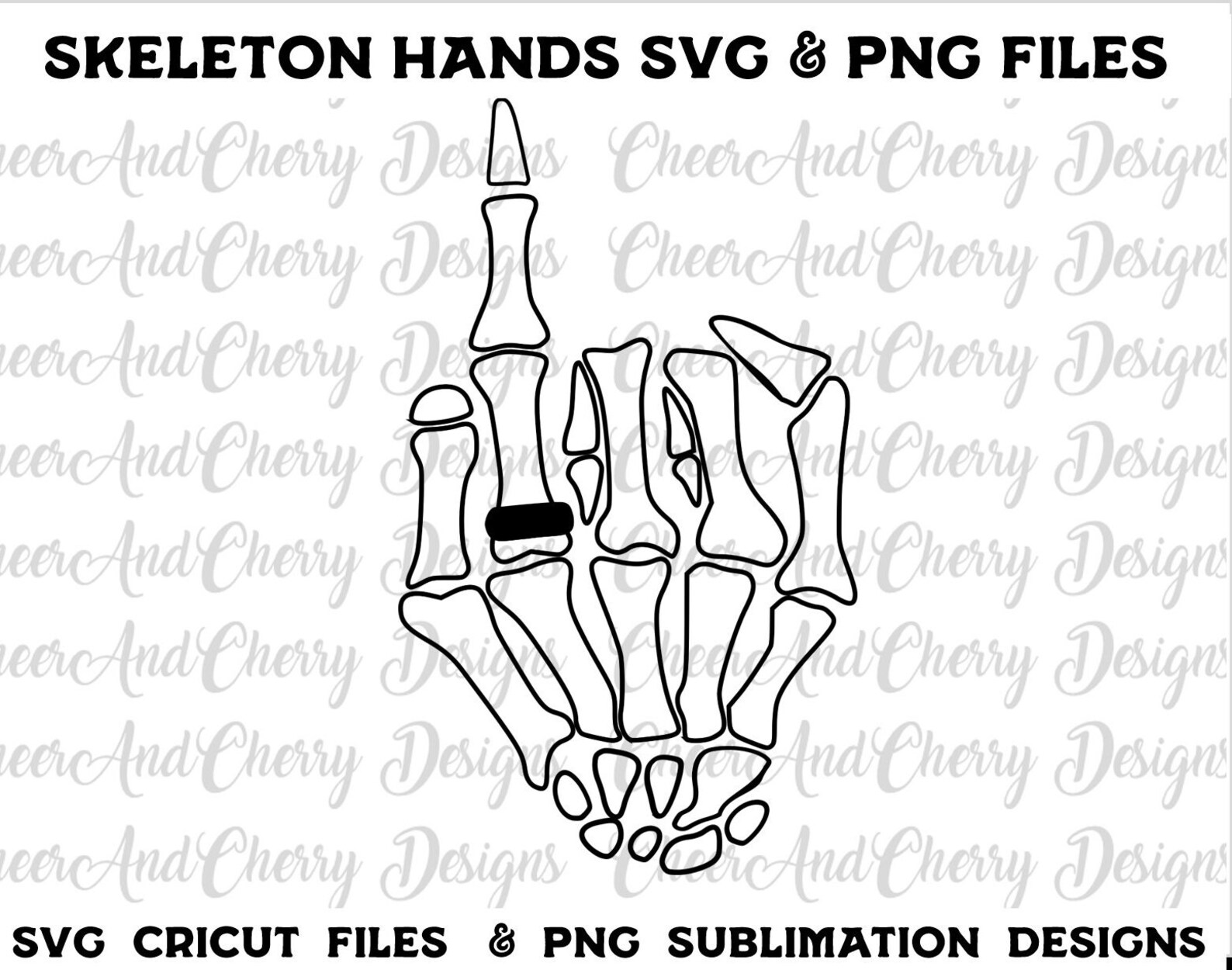 Skeleton Ring Finger Svg, Spooky Bride Groom Finger Png Halloween ...