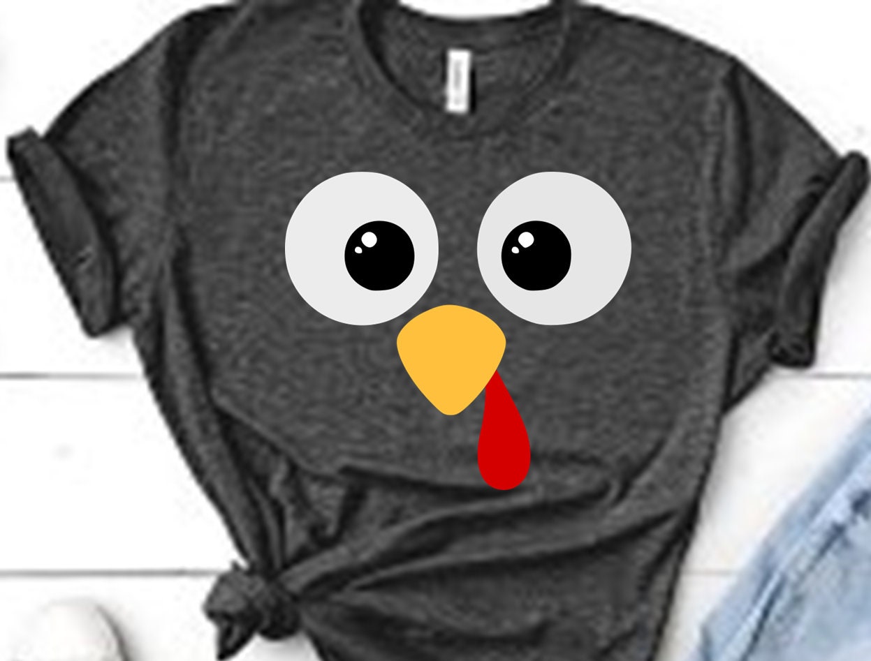 Turkey Face Svg Turkey Head Svg Funny Thanksgiving Svg for | Etsy