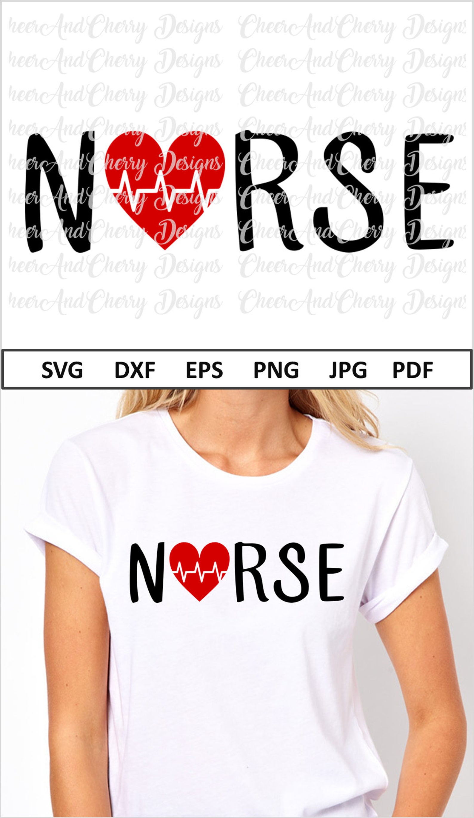 Nurse Svg Dxf Png Nurse Svg File Nurse Life Svg Nurse Heart - Etsy