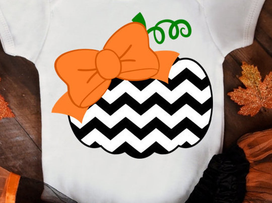 Chevron Pumpkin Svg, Halloween SVG Files for Cricut and Silhouette ...
