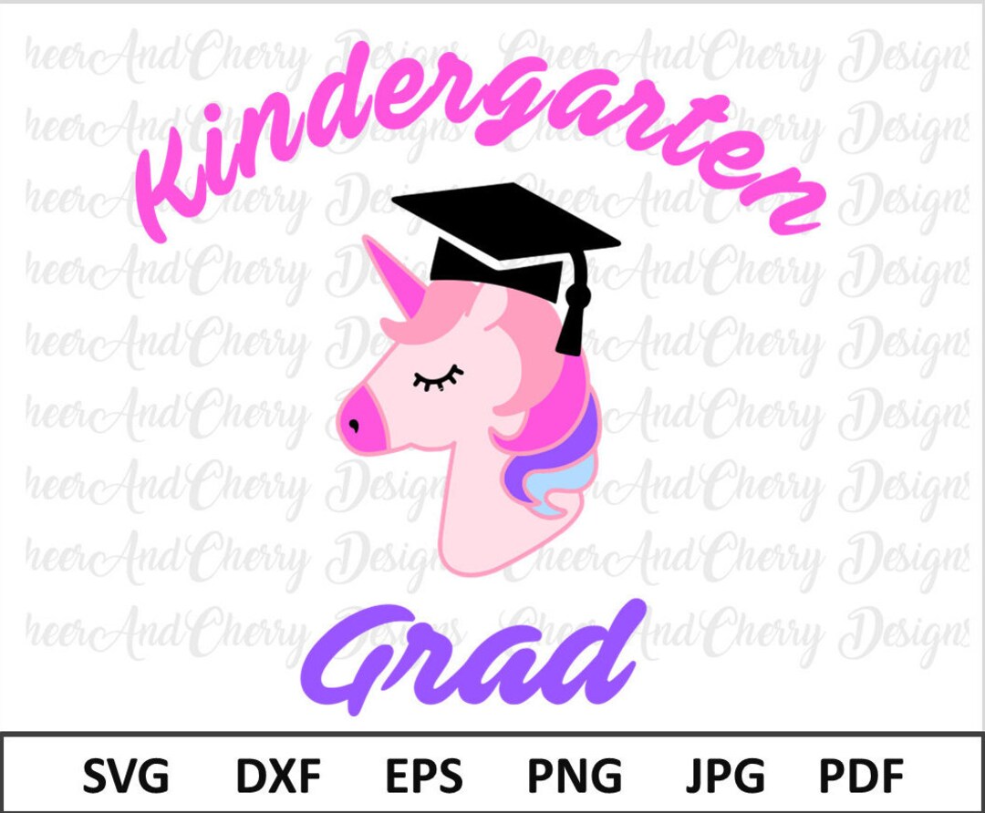 Kindergarten Graduation SVG Last Day of School SVG Kinder Grad - Etsy